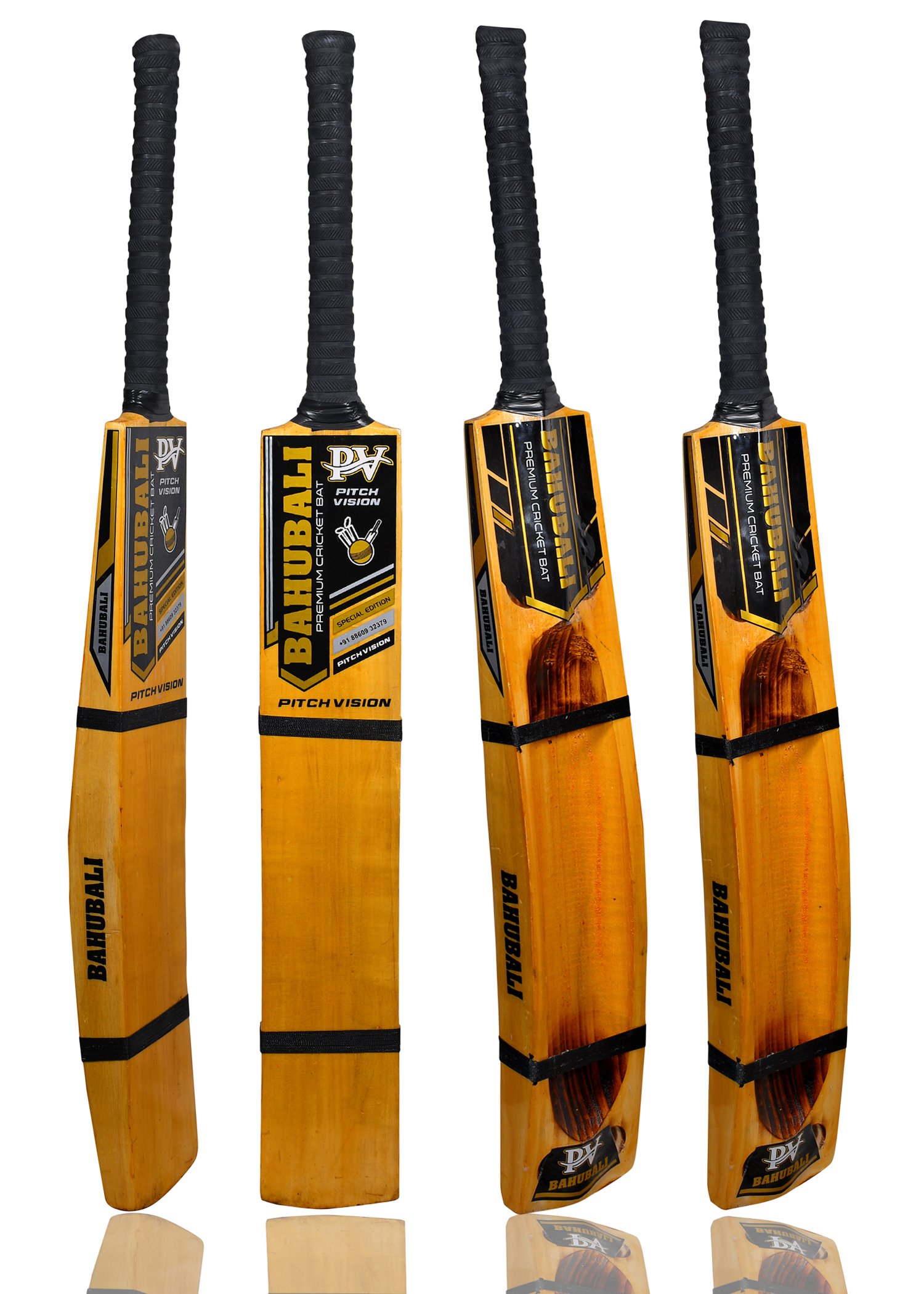 Half Burn Bahubali Bat - Pitch Vision